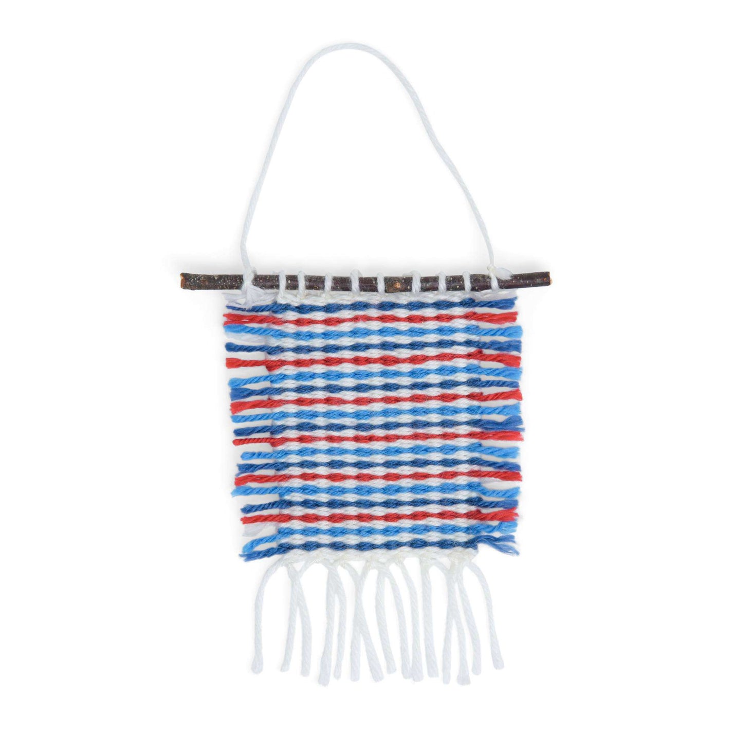 Free Beginner Red Heart Mini Woven Flags Craft Pattern | Yarnspirations