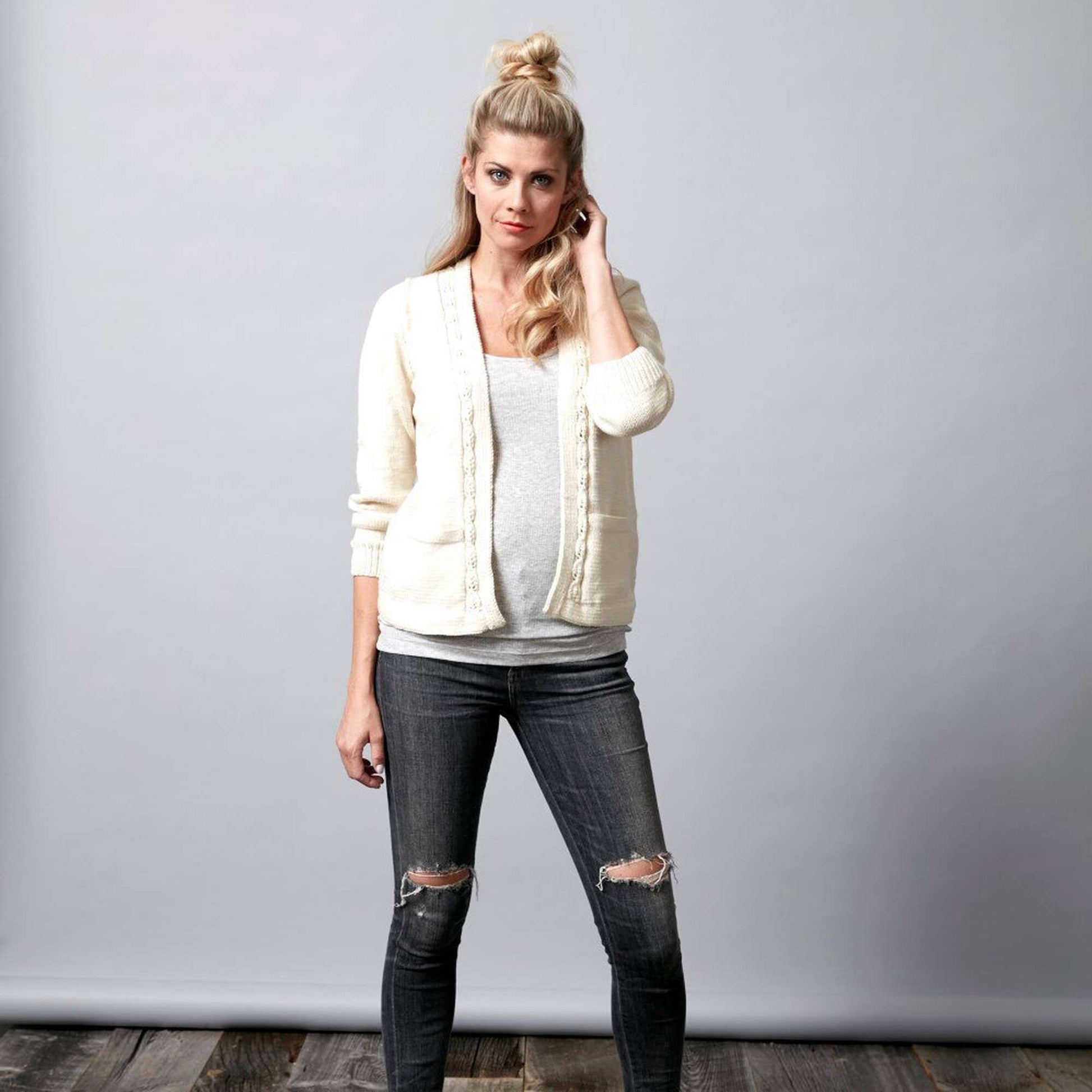 Free Sugar Bush Delicate Lace Knit Cardigan Pattern | Yarnspirations