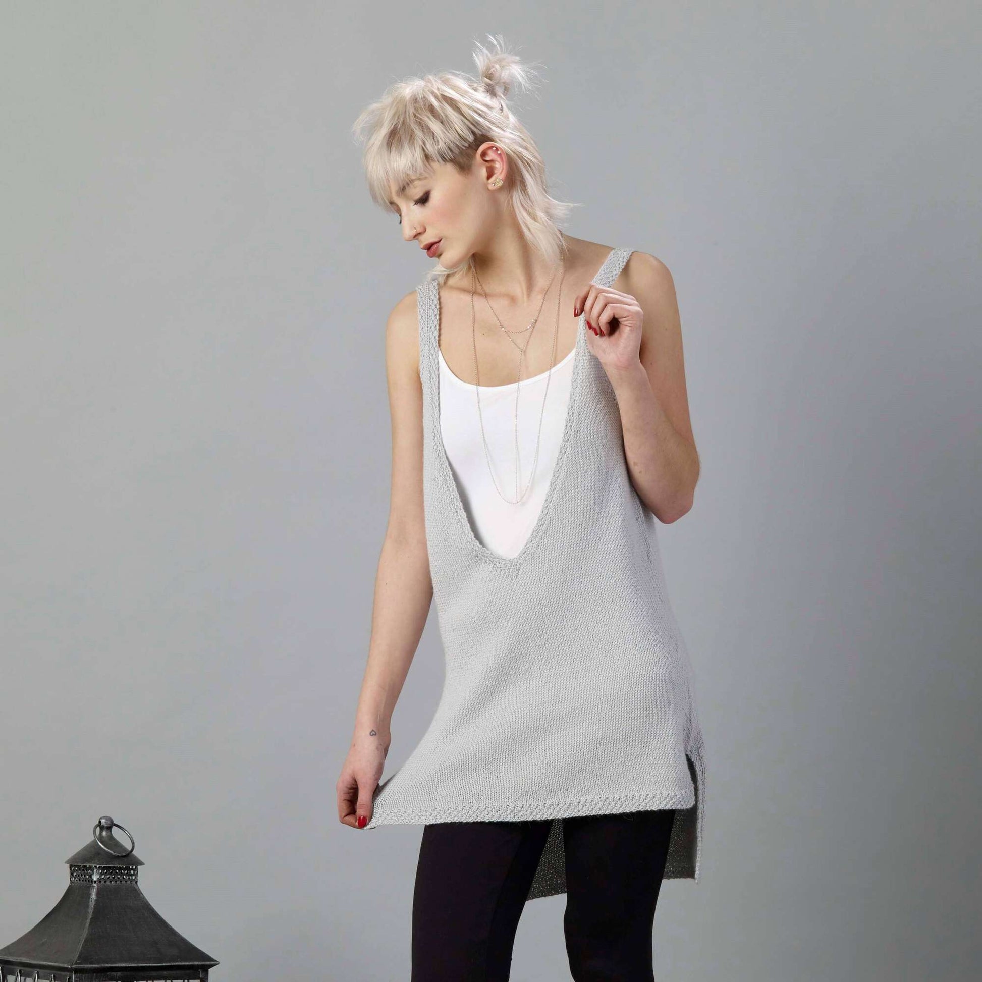 Free Sugar Bush Tank You Very Much Knitting Pattern | Yarnspirations