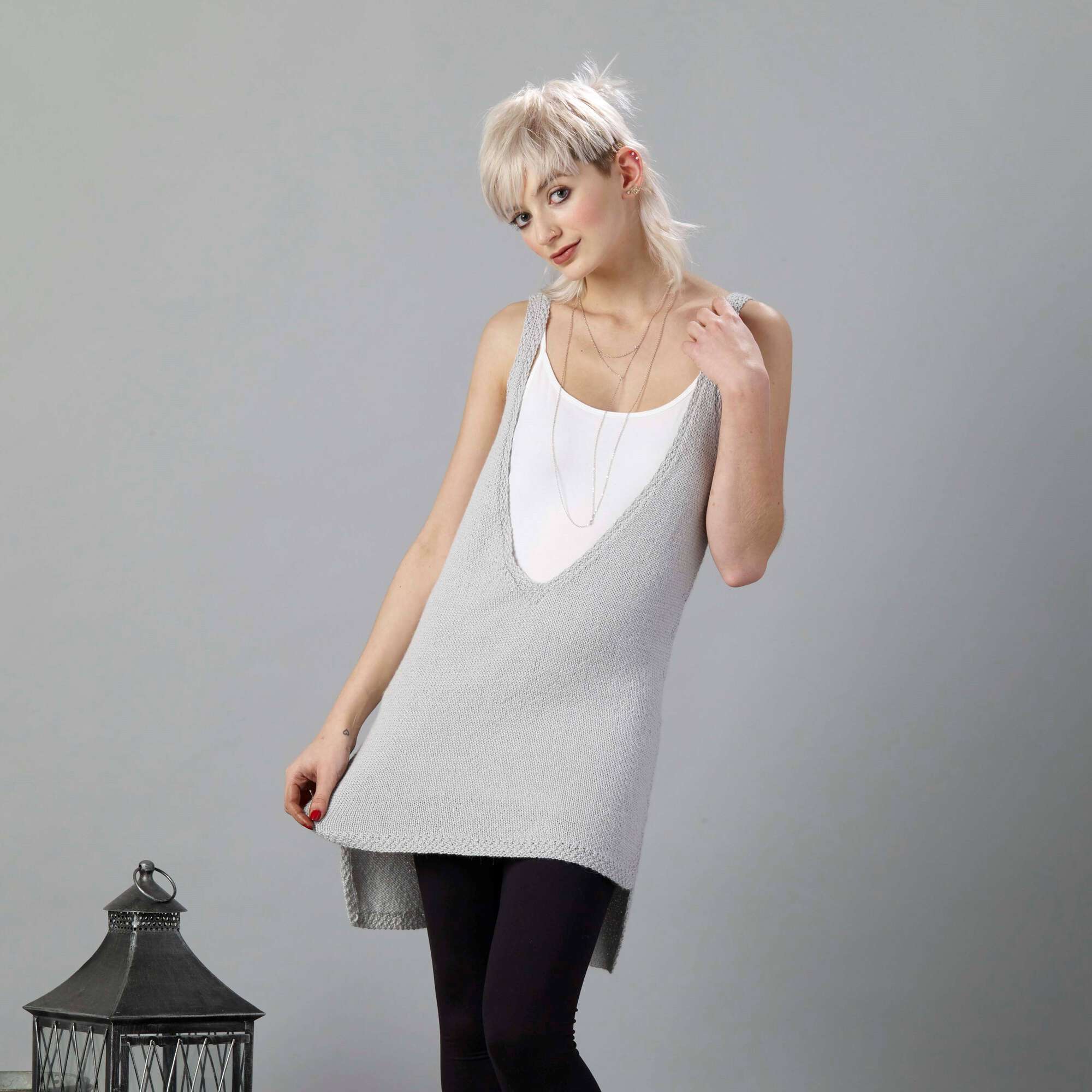 Free Sugar Bush Tank You Very Much Knitting Pattern | Yarnspirations