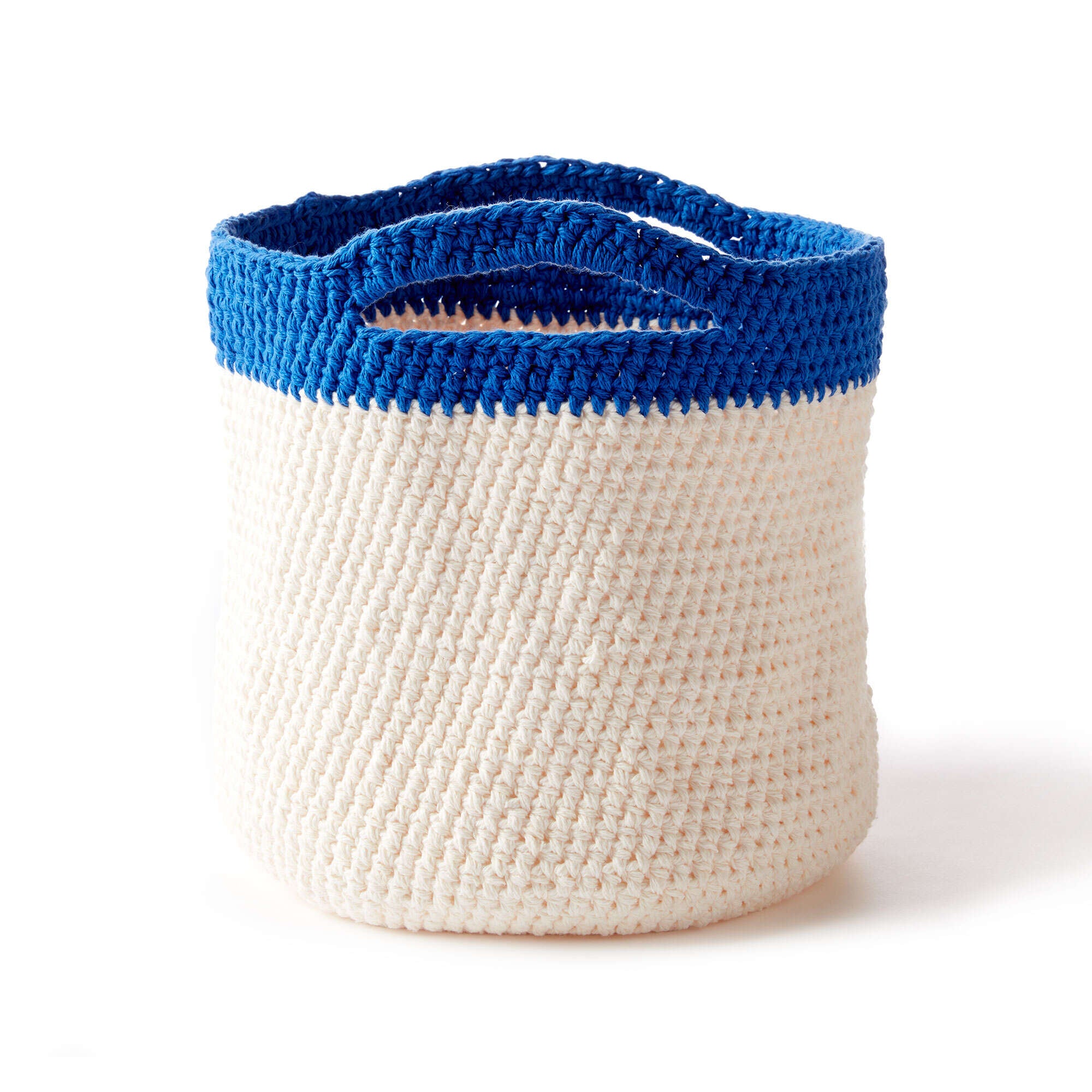 Free Easy Lily Sugar'n Cream Handy Basket Crochet Pattern | Yarnspirations