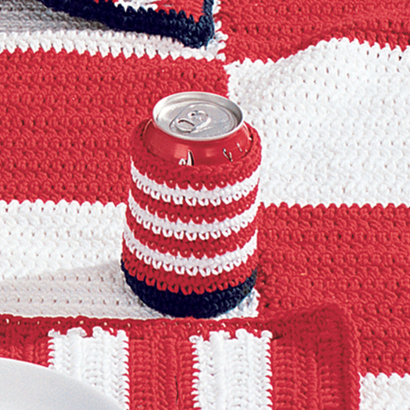 Free Beginner Lily Sugar'n Cream Beverage Can Holder Crochet Pattern ...