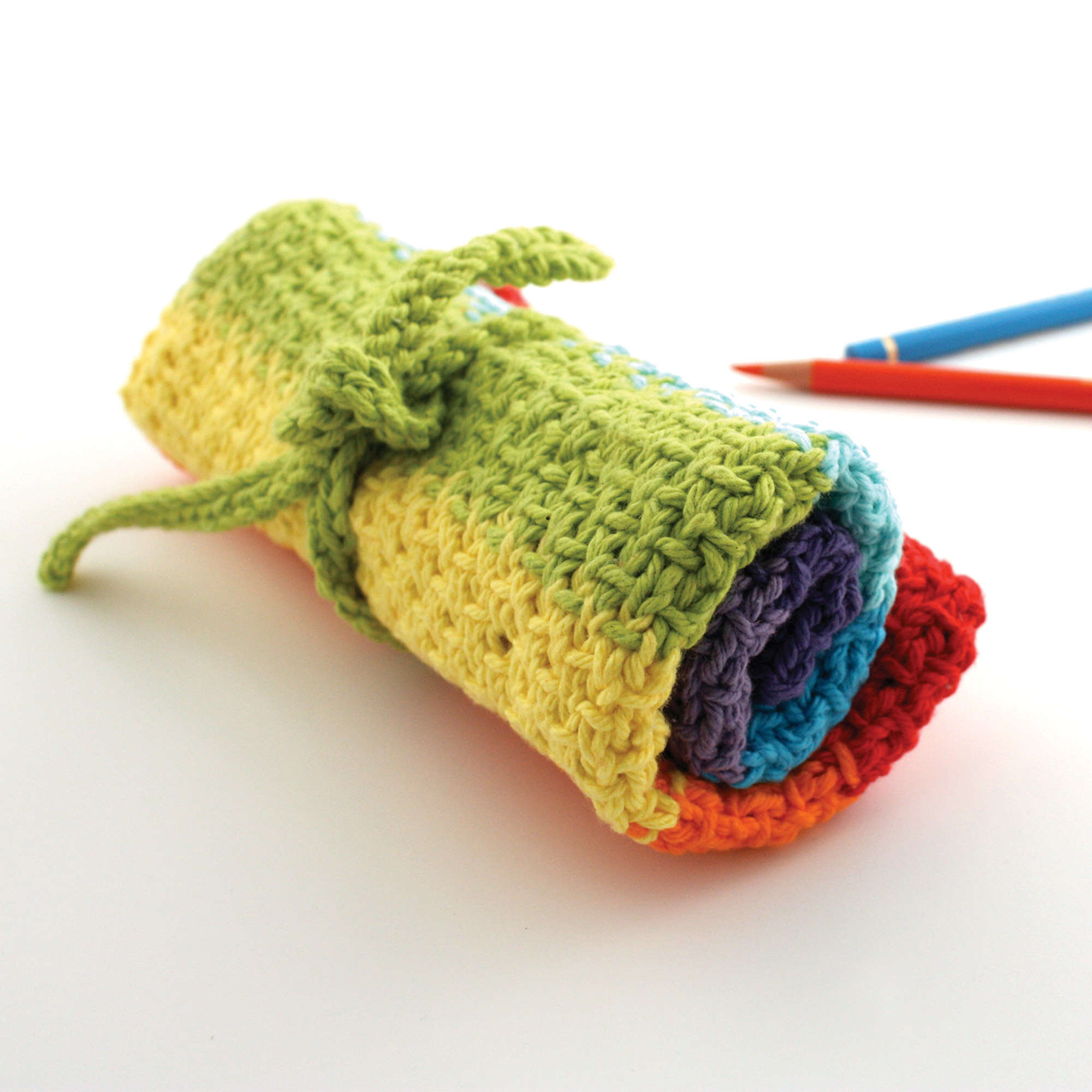 Free Beginner Lily Sugar'n Cream Bright Pencil Case Knitting Pattern ...