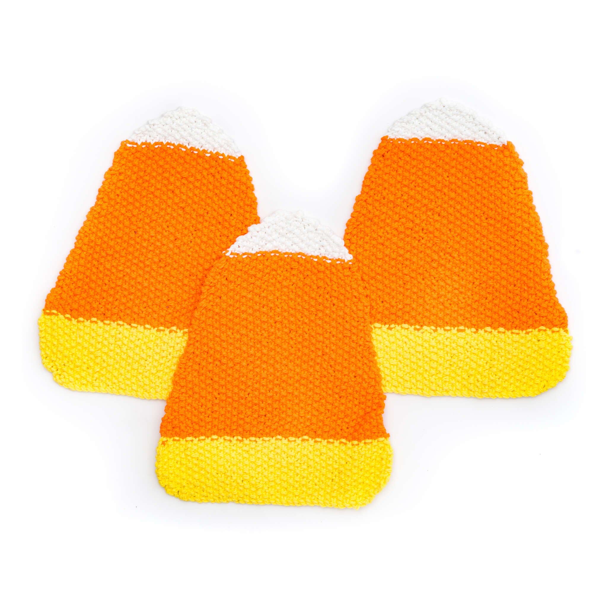Free Easy Lily Sugar'n Cream Candy Corn Dishcloth Knitting Pattern ...