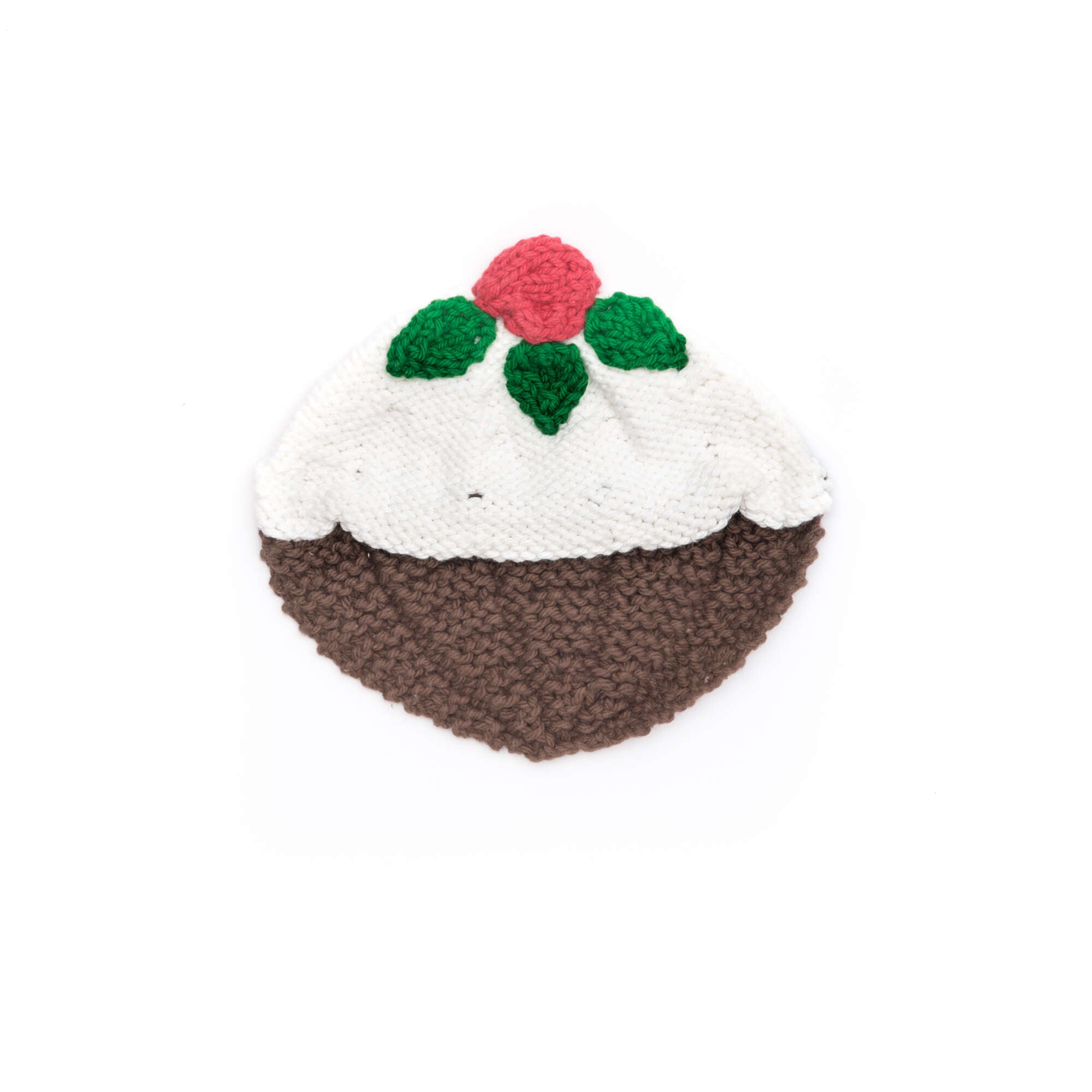 Free Easy Lily Sugar'n Cream Christmas Pudding Dishcloth Knitting ...
