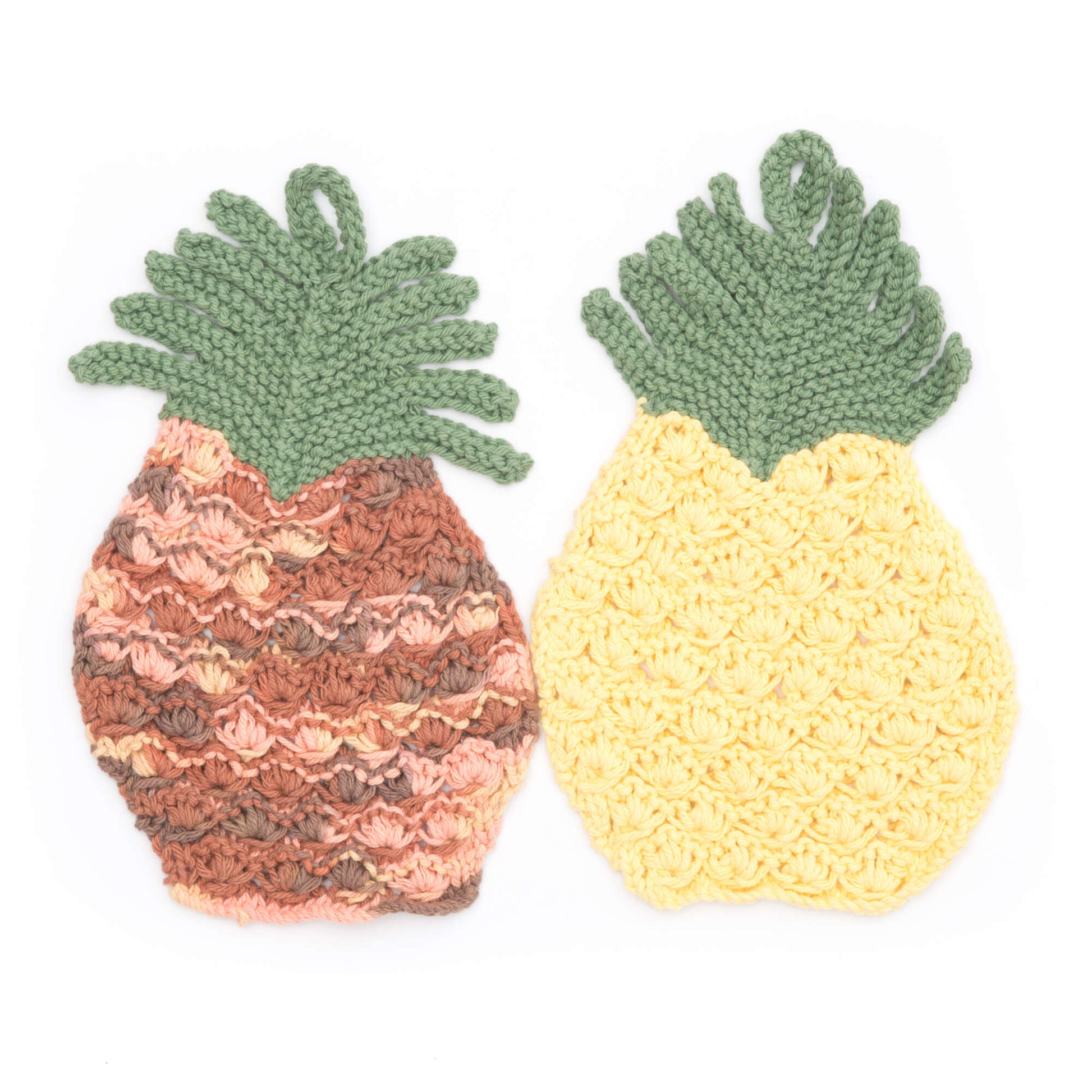 Free Lily Sugar'n Cream Pineapple Knit Dishcloth Pattern | Yarnspirations