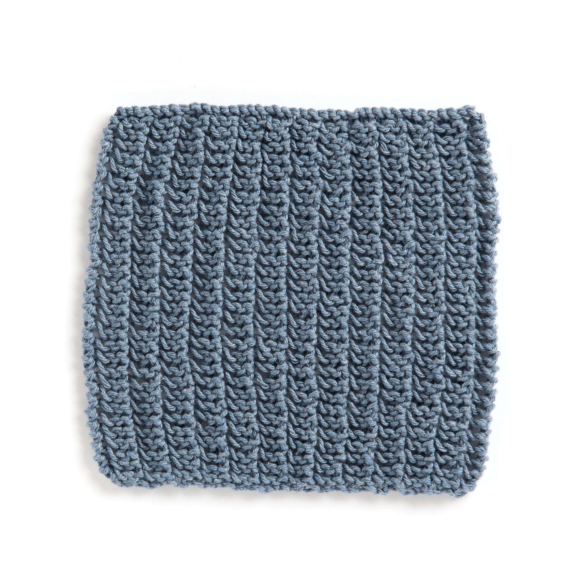 Lily Knit Easy Eyelet Dishcloth | Yarnspirations