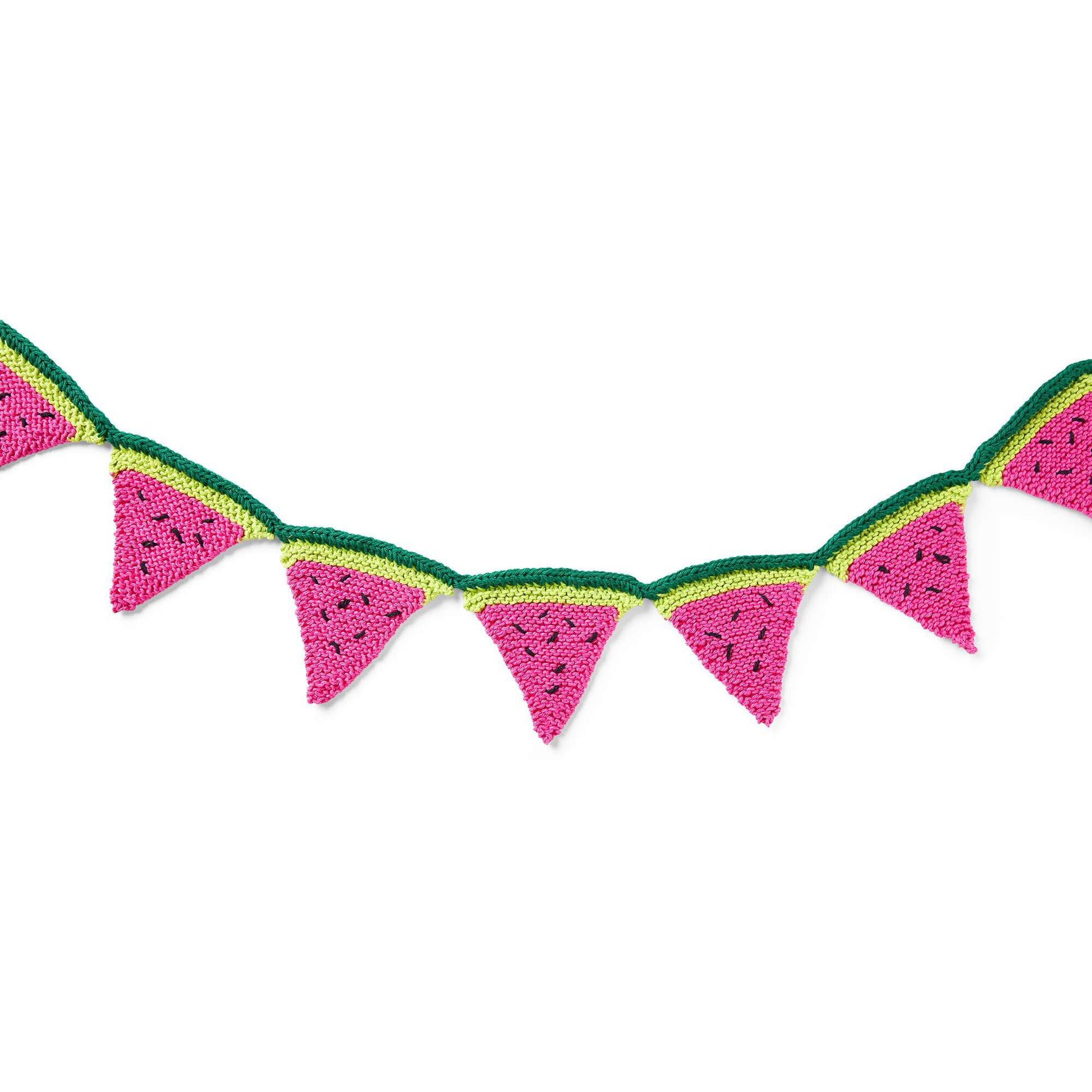 Free Easy Lily Sugar'n Cream One in a Melon Bunting Knitting Pattern ...